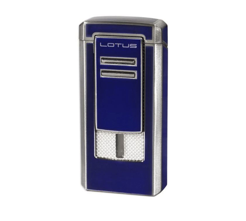 LOTUS COMMANDER CIGAR LIGHTER BLUE TRIPLE TORCH - Boswell