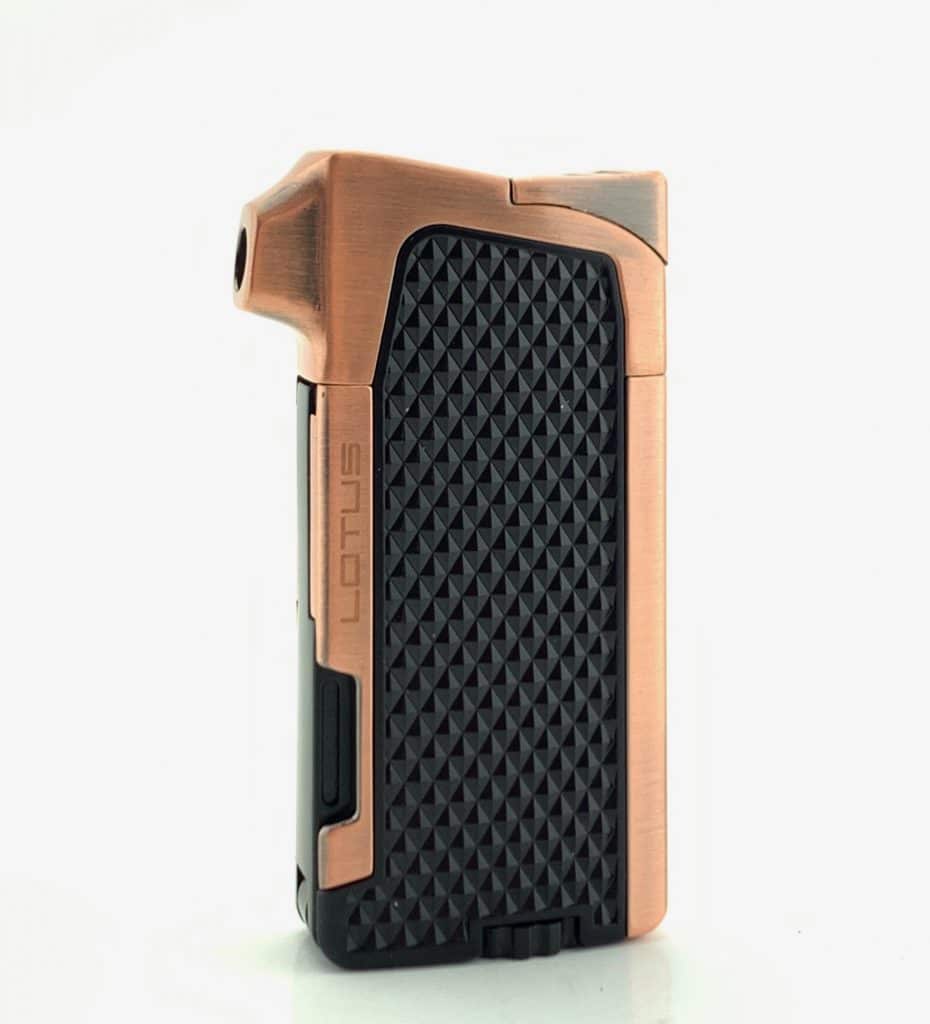 Lotus Condor Pipe Lighter Black & Copper Color - Boswell Pipes