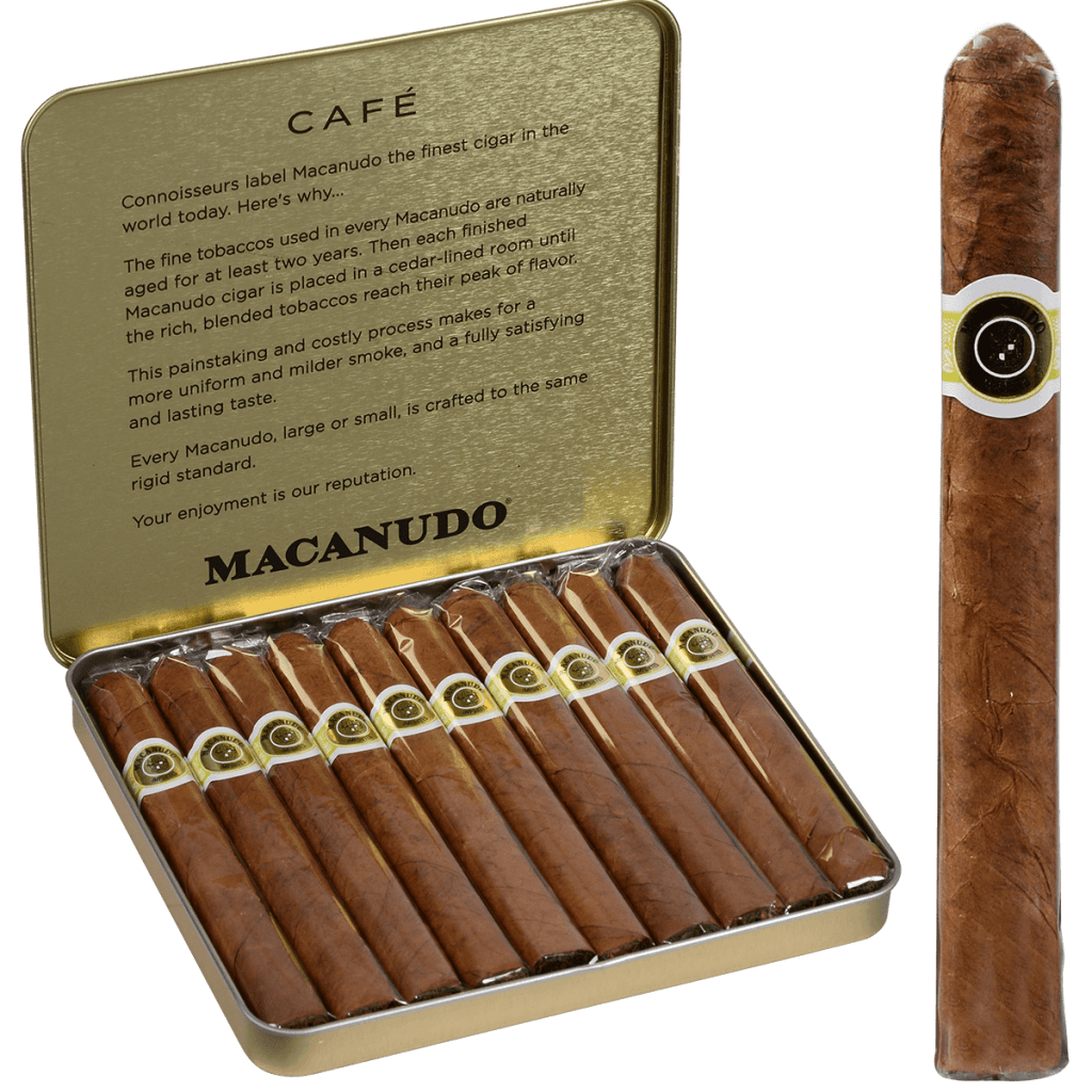 Macanudo Cafe Ascots 10 Cigars per Tin - Boswell Pipes