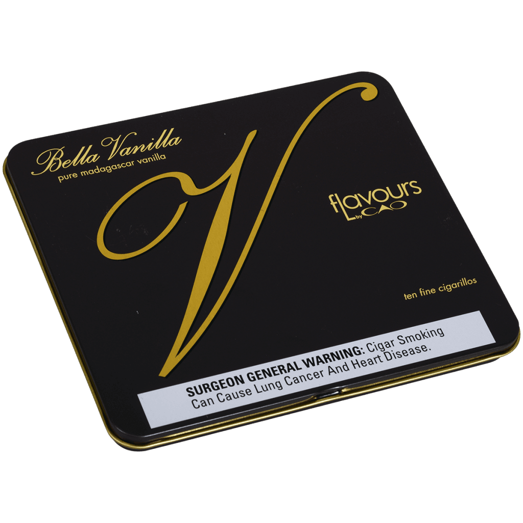 CAO Flavours Bella Vanilla Cigarillos 10 Per Tin - Boswell Pipes