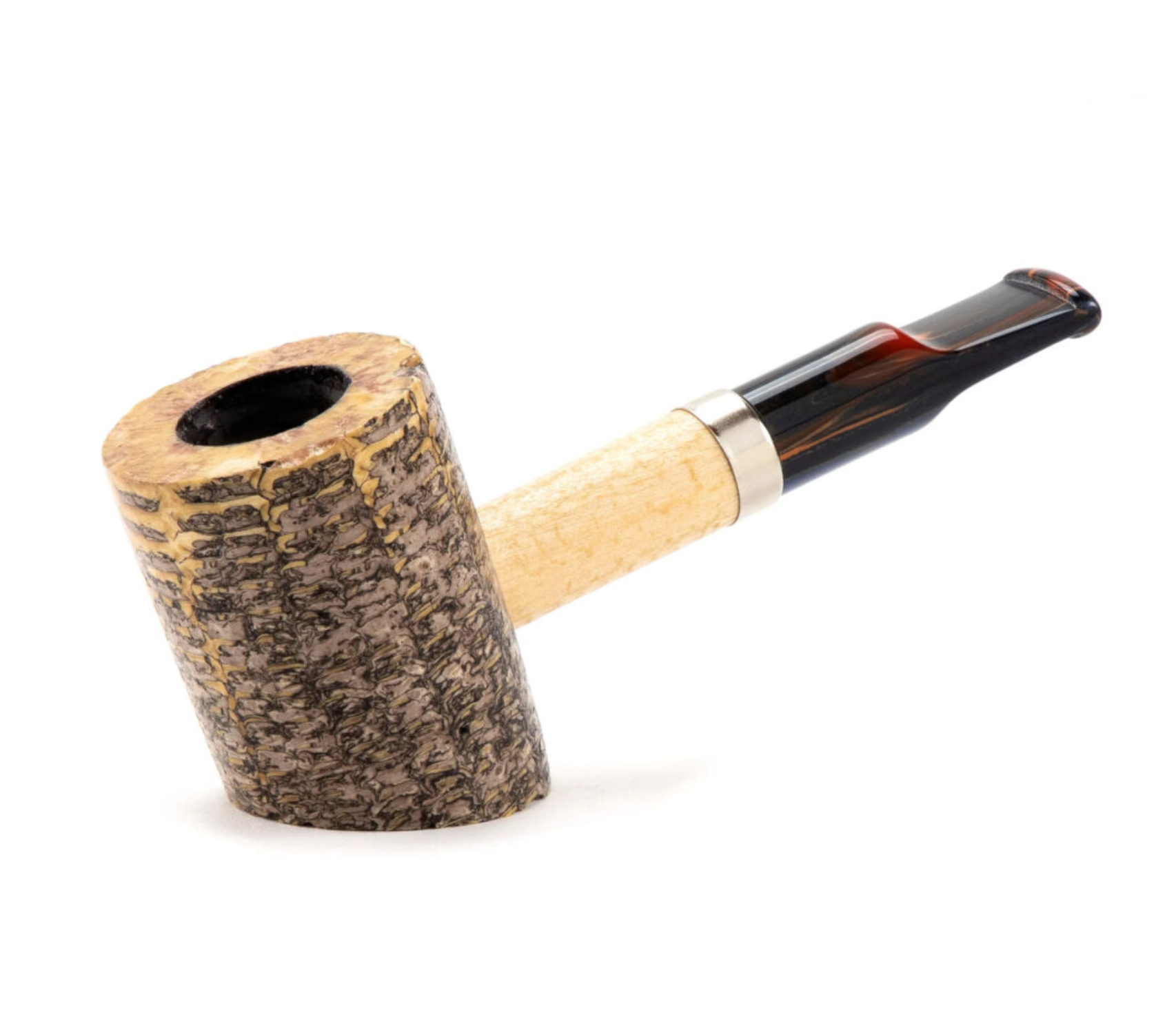 Missouri Meerschaum: Dagner Poker Corn Cob Pipe Stem - Boswell Pipes