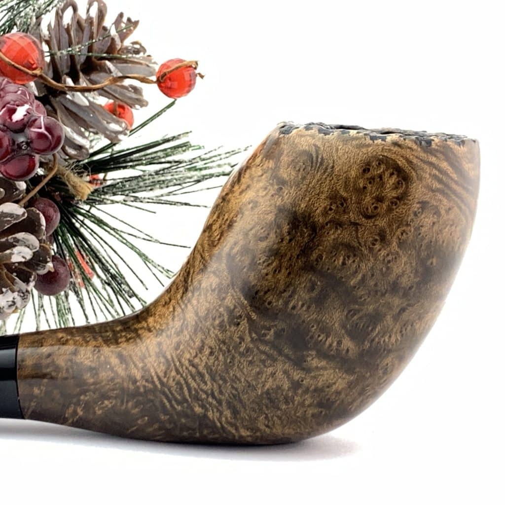 Gently Smoked - Dave McLary Smooth Horn Pipe - Boswell Pipes