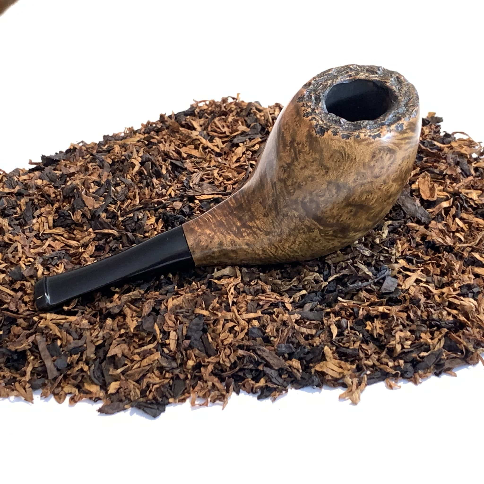 Gently Smoked - Dave McLary Smooth Horn Pipe - Boswell Pipes