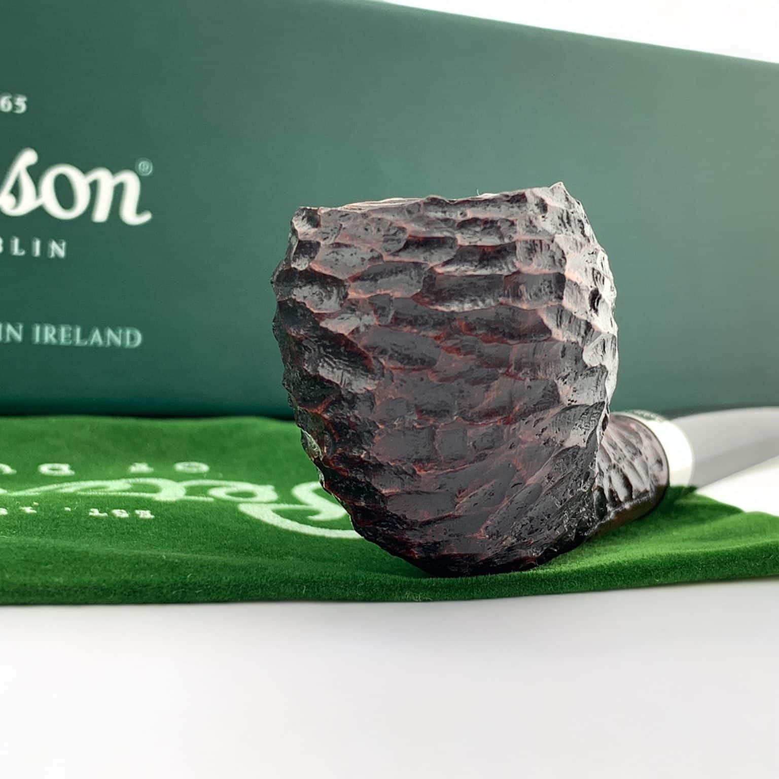 Peterson Pipe: NEW Tavern Pipe Rusticated Pear Fishtail demi ...
