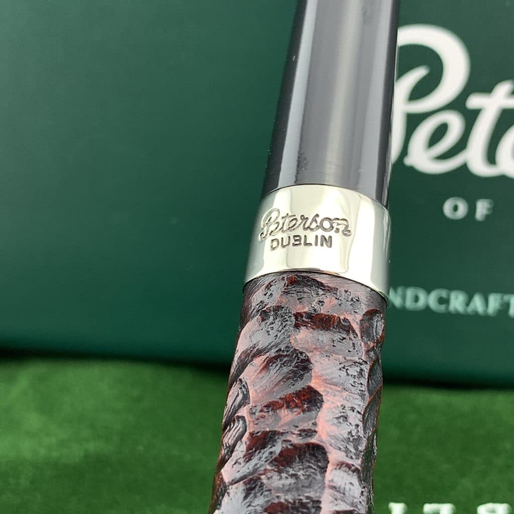 Peterson Pipe: NEW Tavern Pipe Rusticated Pear Fishtail demi ...