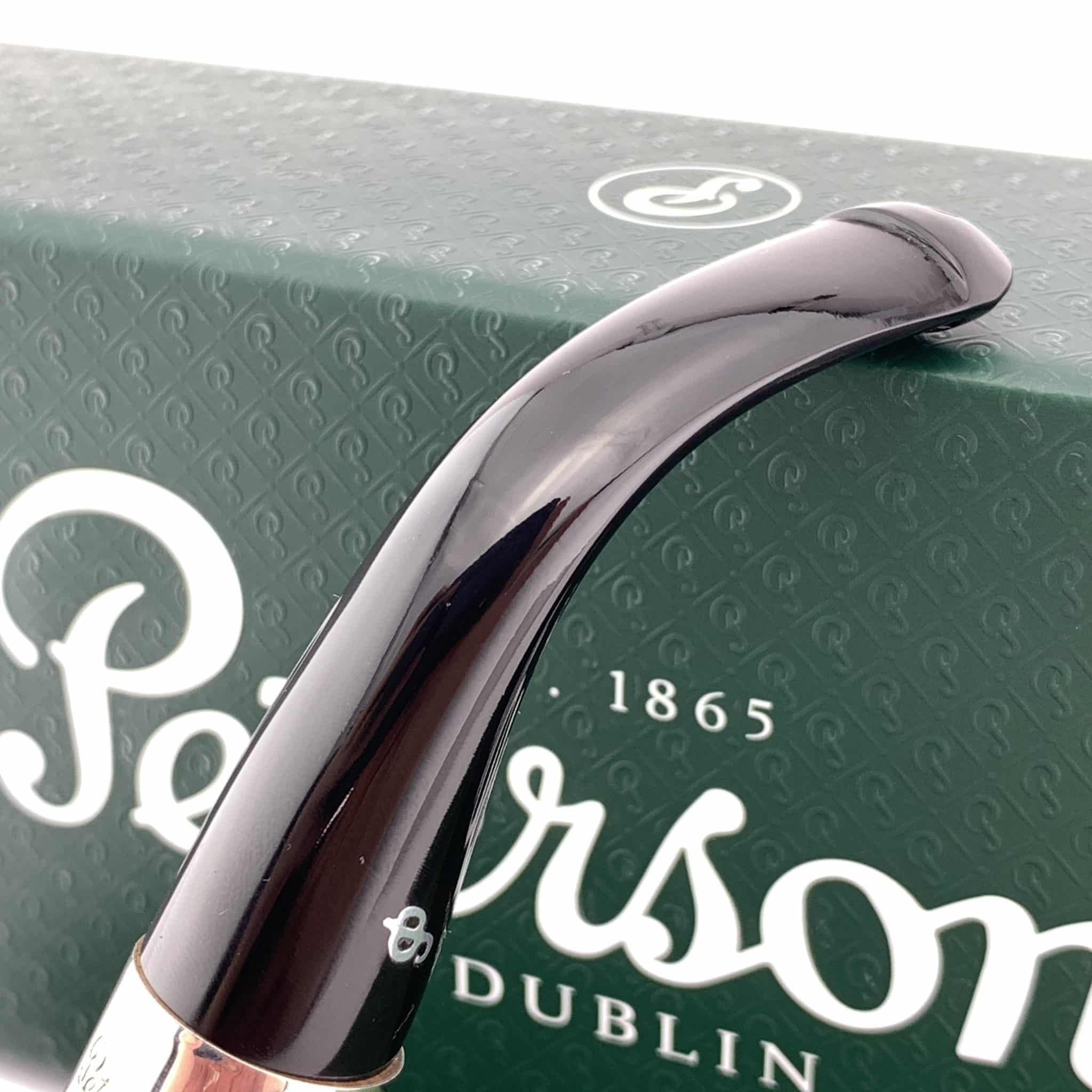 Peterson Pipe: NEW Deluxe Classic Natural (68) P-Lip Bent Brandy Pipe ...