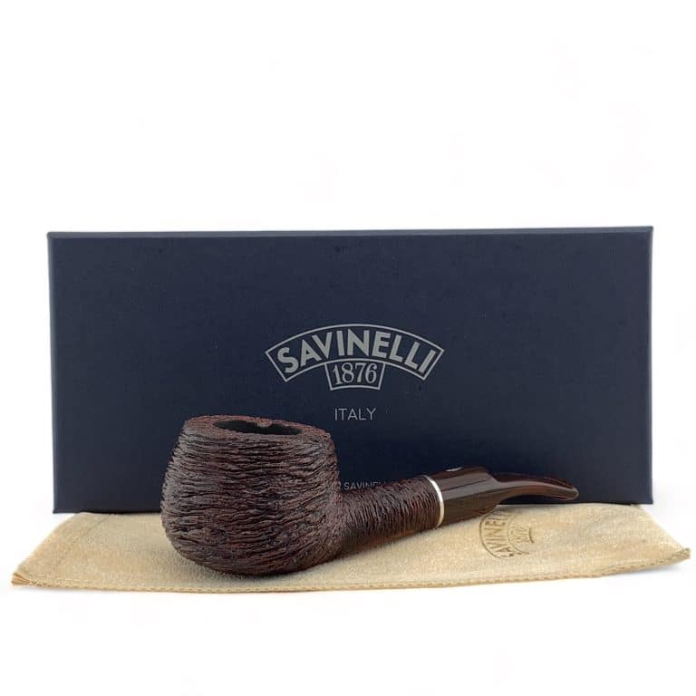 Savinelli Pipe: NEW Mega Rusticated (315) (6mm)Pipe - Boswell Pipes