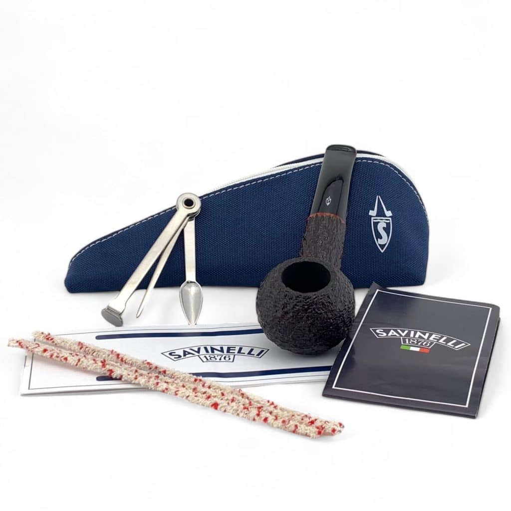 Savinelli New One Starter Kit - Rusticated 321 6mm Author Pipe