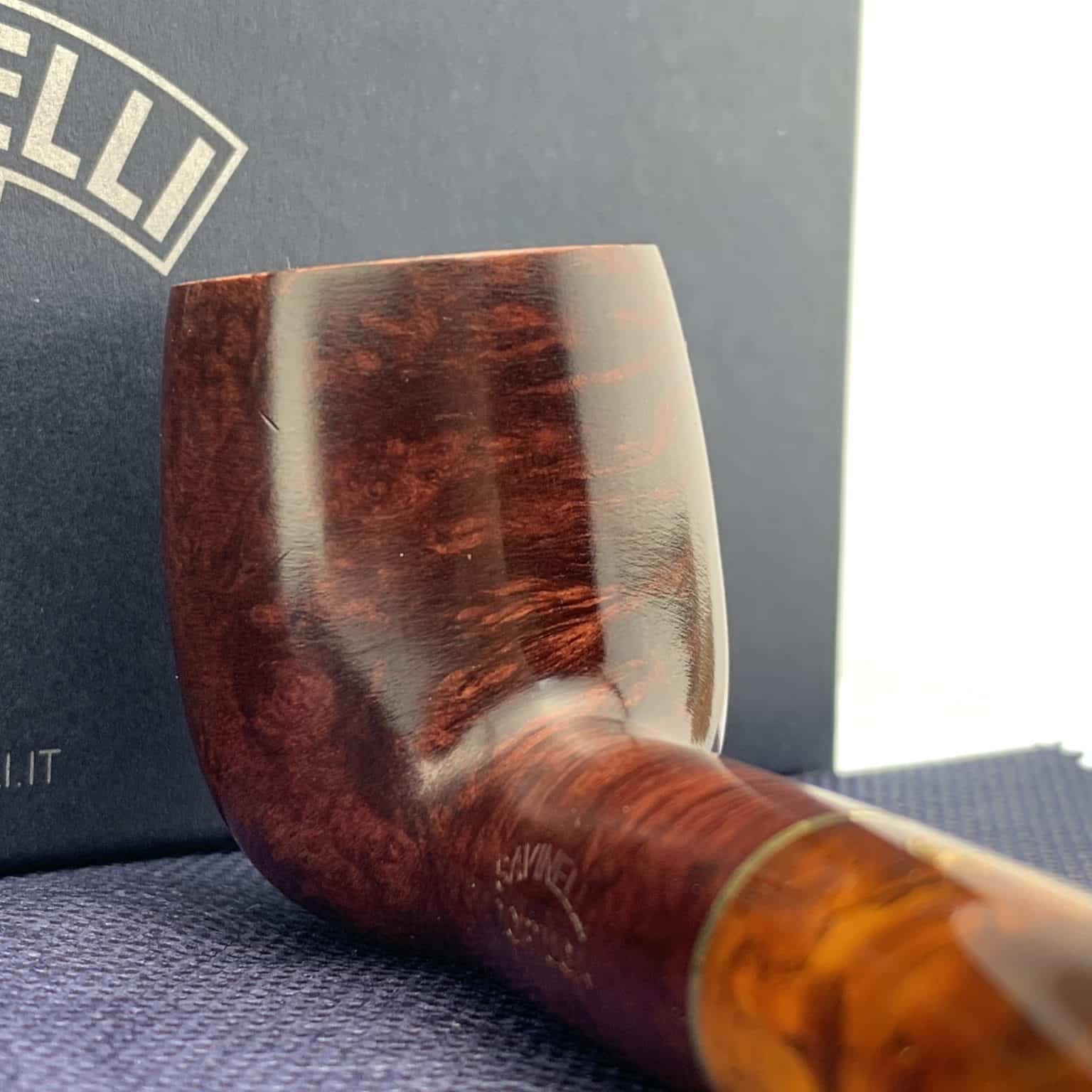 Savinelli Pipe: Tortuga Smooth (106) (6mm) Straight billiard - Boswell ...