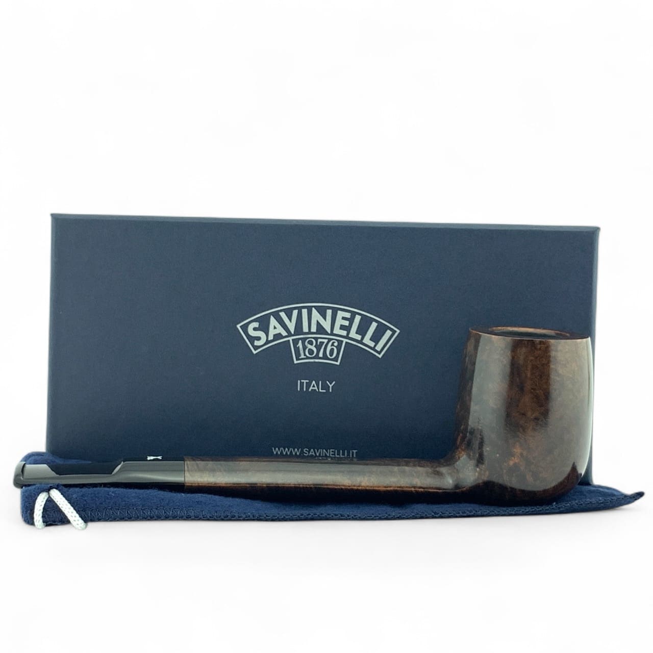 Savinelli Pipe: Hercules Smooth (803 EX) Lumberman - Boswell Pipes