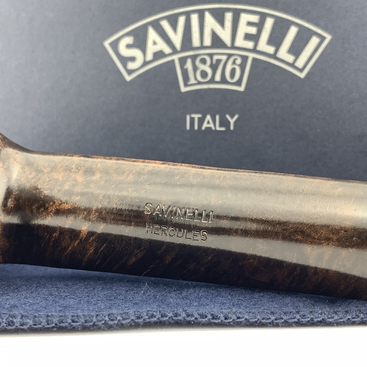 Savinelli Pipe: Hercules Smooth (803 EX) Lumberman - Boswell Pipes