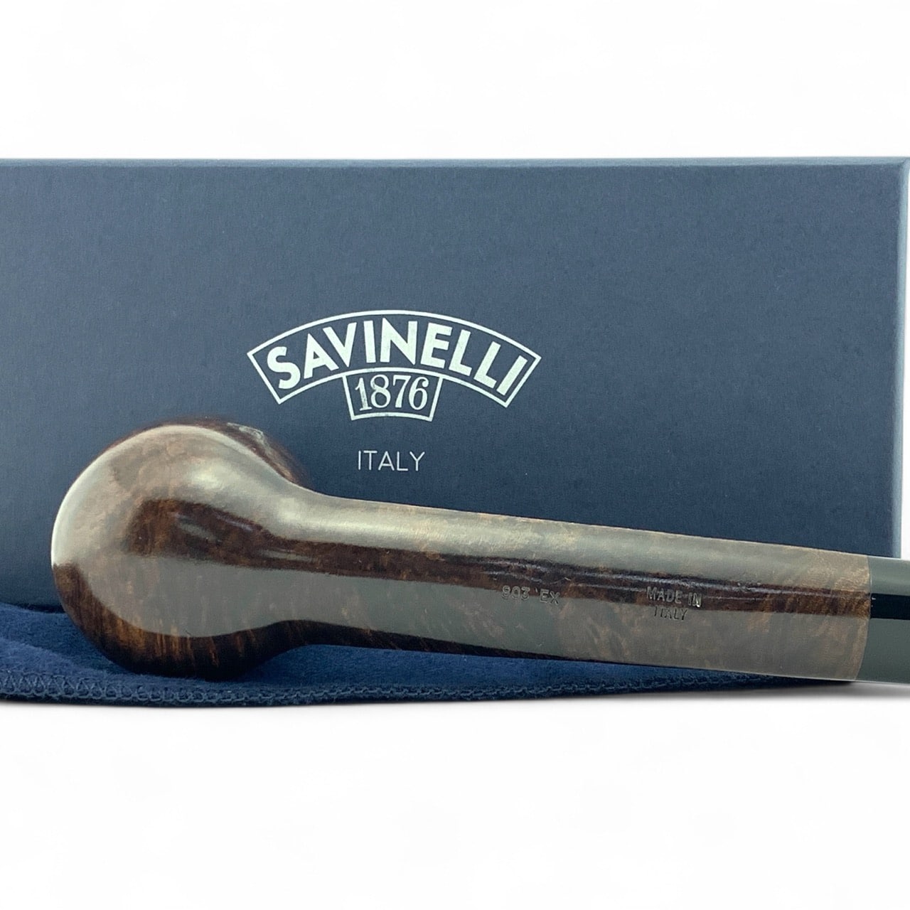 Savinelli Pipe: Hercules Smooth (803 EX) Lumberman - Boswell Pipes