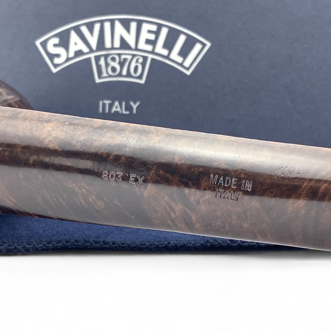 Savinelli Pipe: Hercules Smooth (803 EX) Lumberman - Boswell Pipes