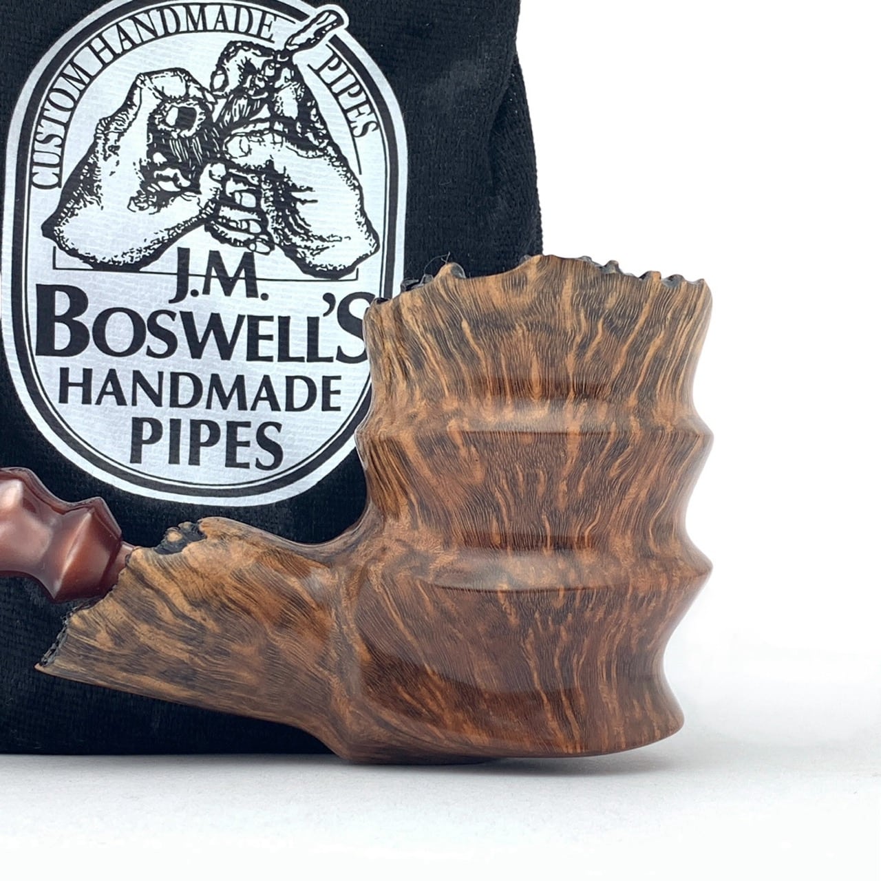 Boswell Pipe 2025 - SWIRLING FREEHAND SITTER - Boswell Pipes