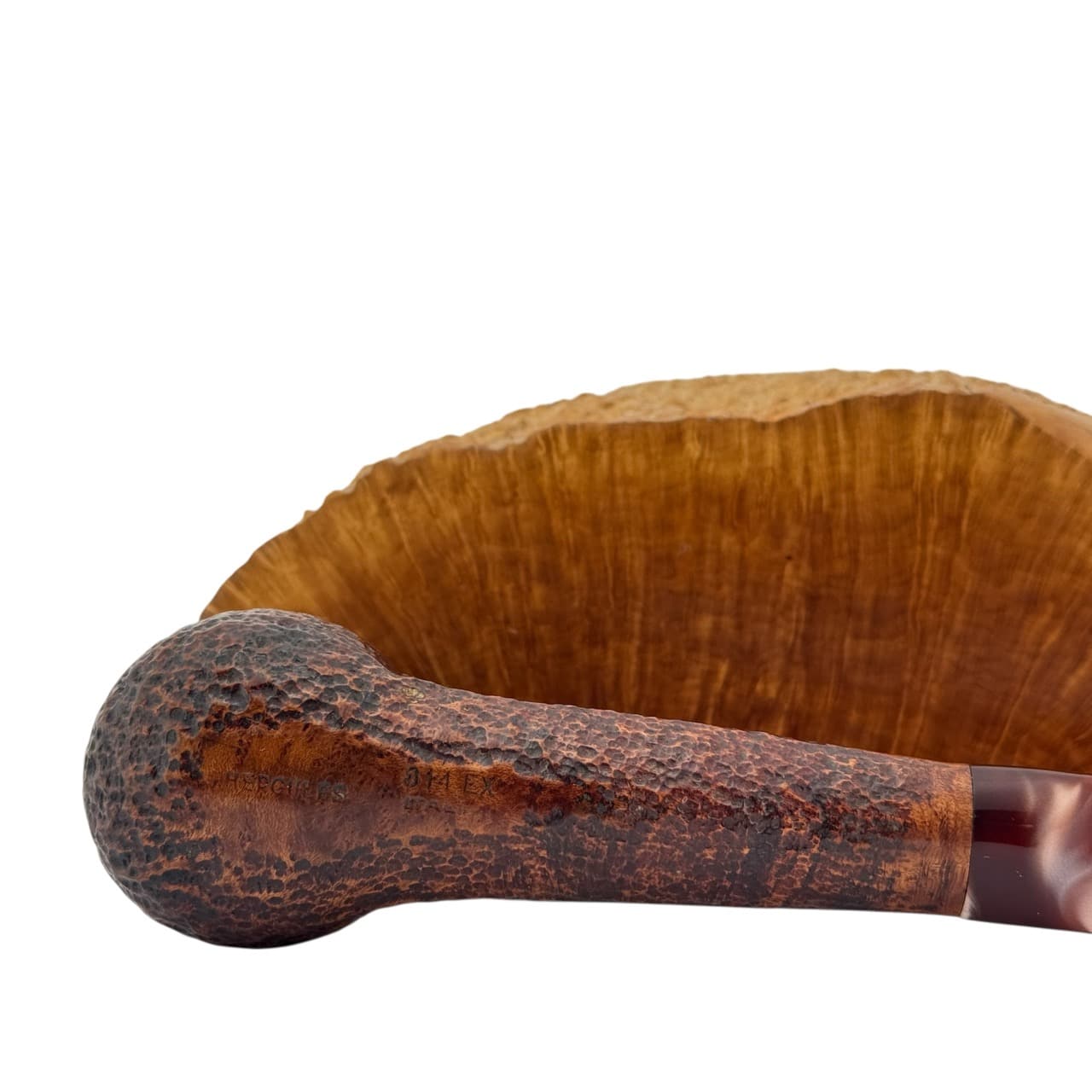 Gently Smoked- Savinelli Hercules Rusticated (814 EX) Large Canadian ...
