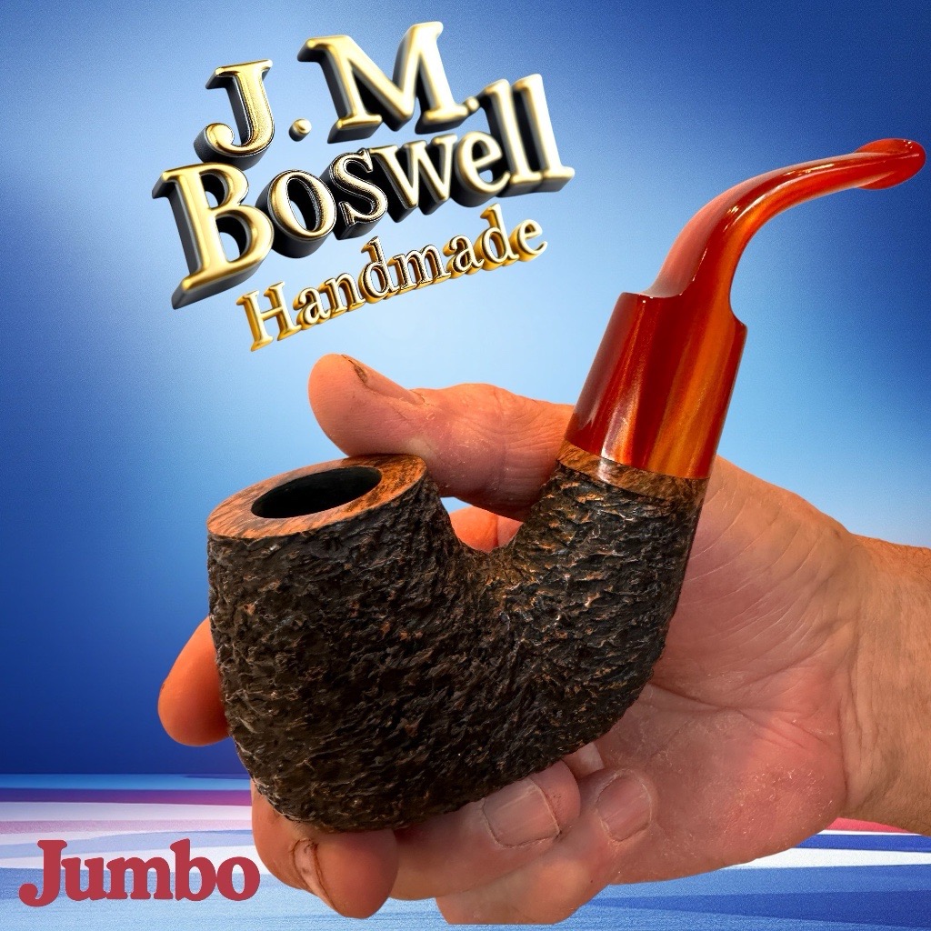 Boswell Pipe 2026 - JUMBO STOUT WEATHER-STONE OOM-PAUL - Boswell Pipes